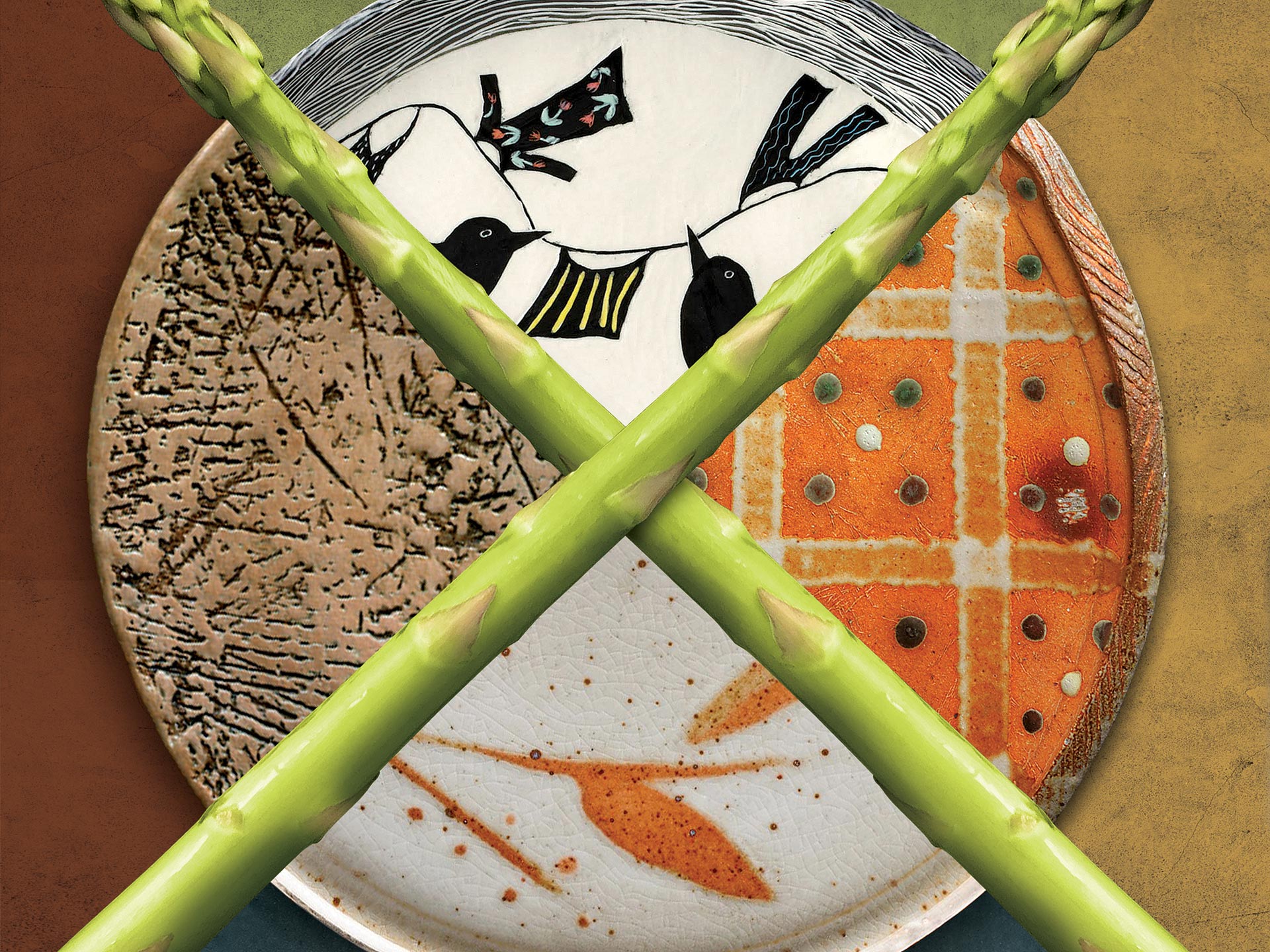 Asparagus Valley Pottery Trail Brochure - CrispStudio